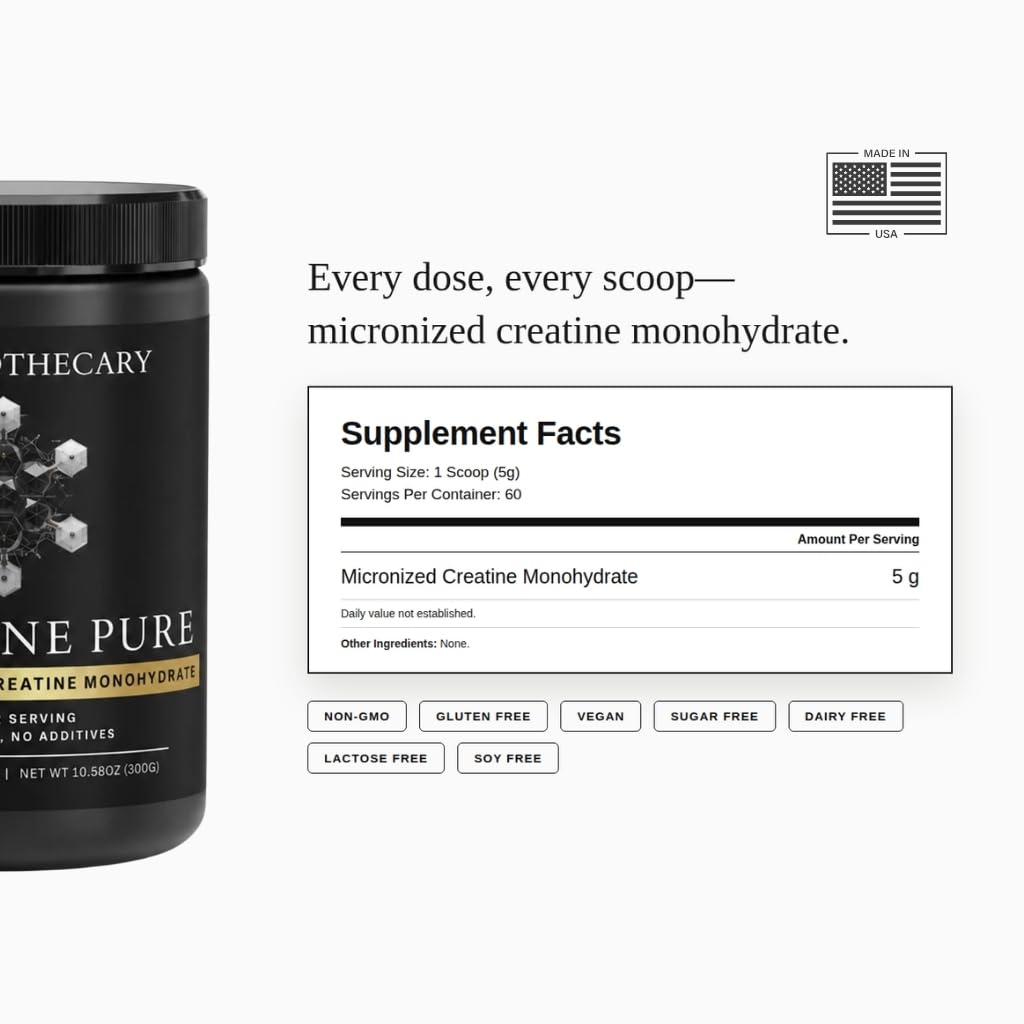pure creatine for athletic performance