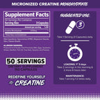 Pure CREATINE for energy boost