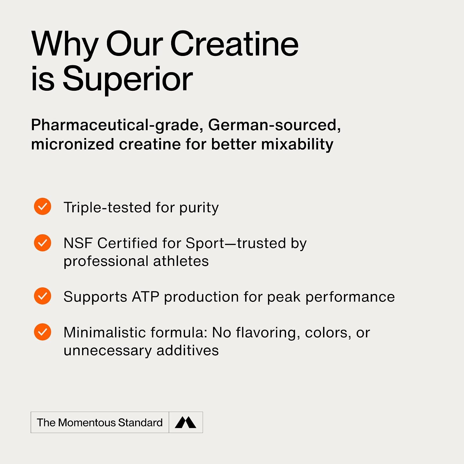 pure creatine for enhanced performance
