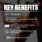 pure creatine for enhanced performance