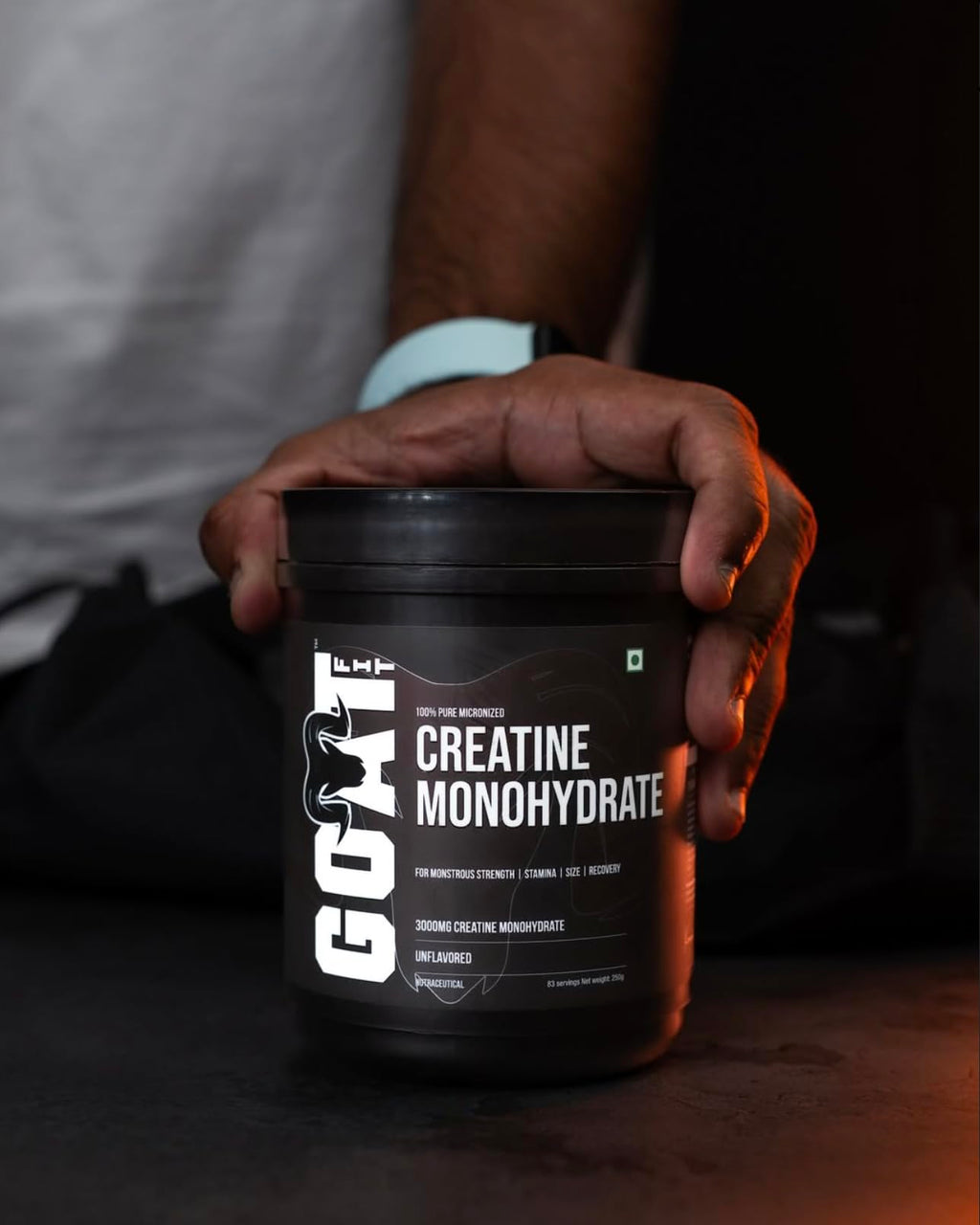 Pure creatine for improved endurance