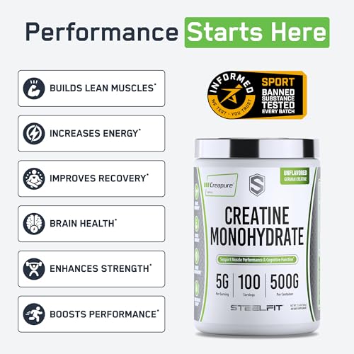 pure creatine for muscle growth