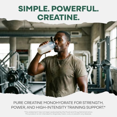 pure creatine for strength gains