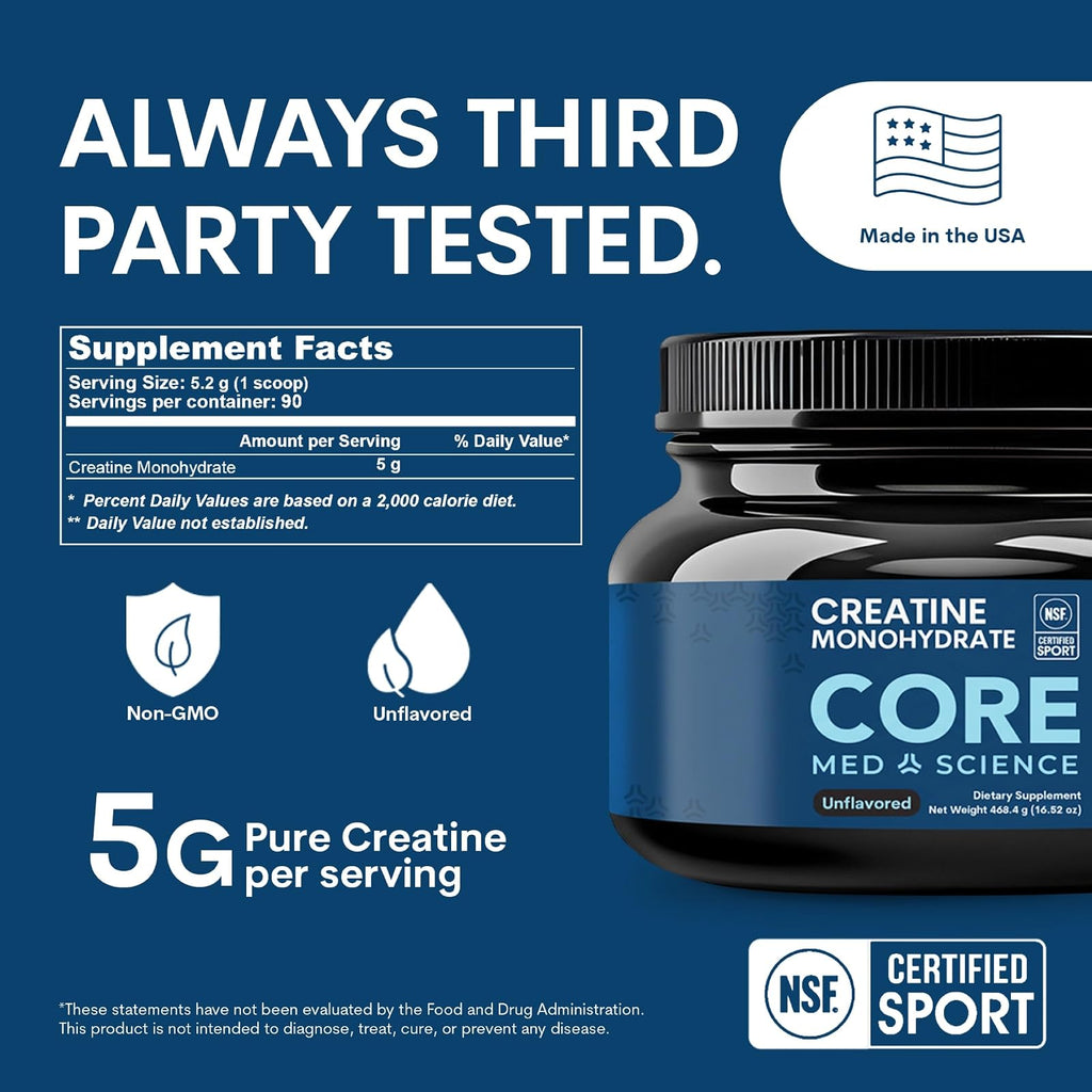 pure creatine monohydrate for muscle gain