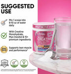 Pure creatine monohydrate for strength