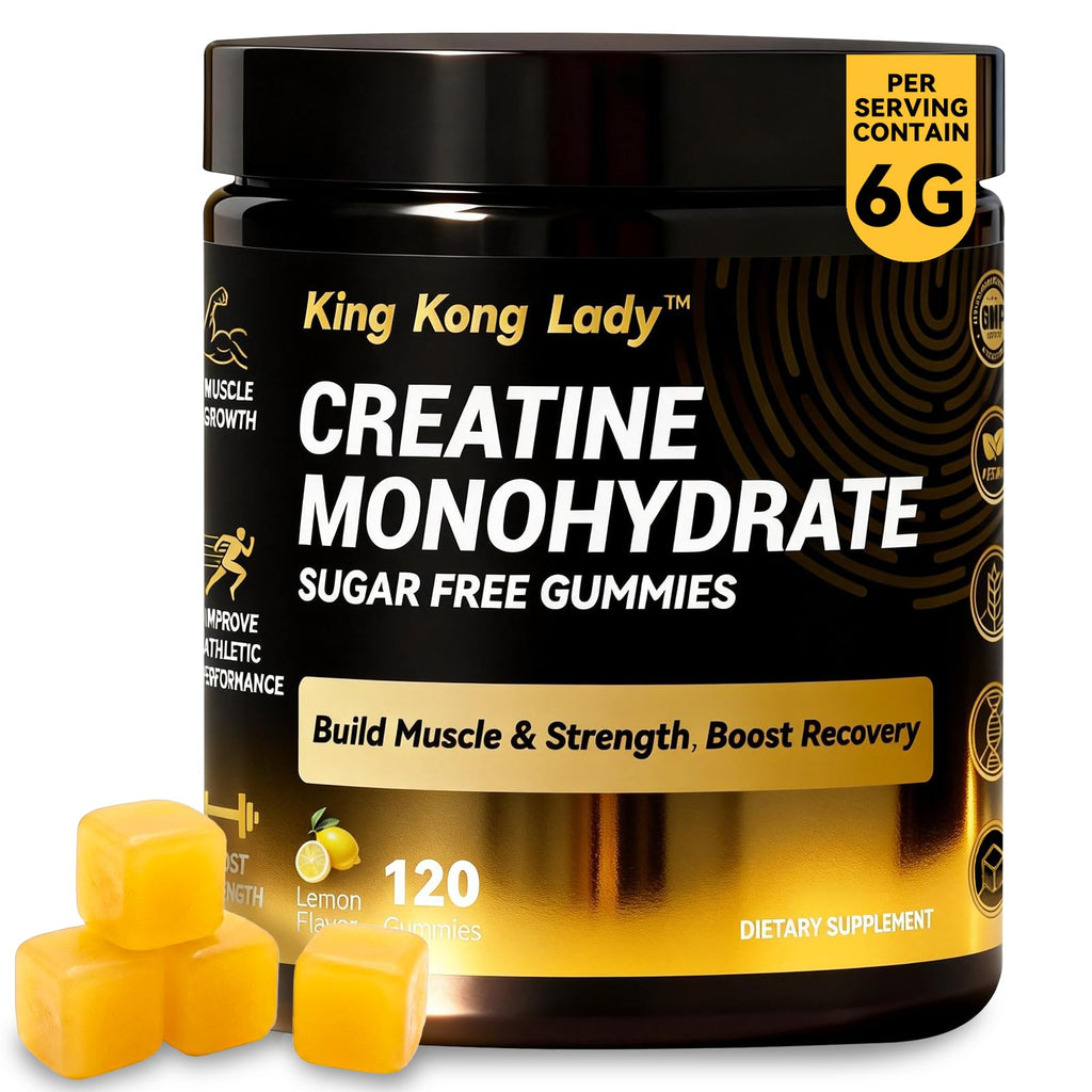 Pure Creatine Monohydrate gummies for energy