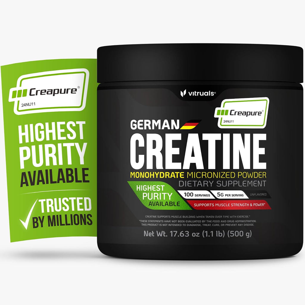 pure creatine monohydrate powder