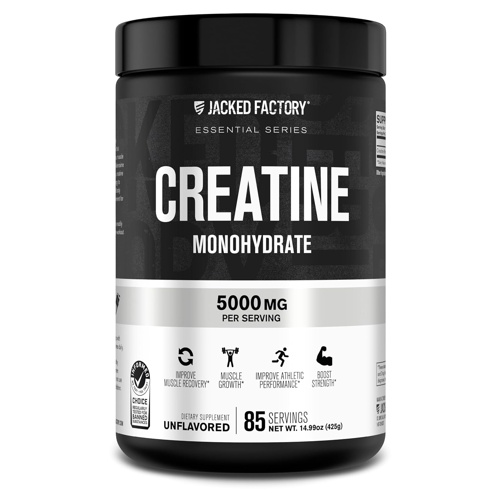 pure creatine monohydrate powder