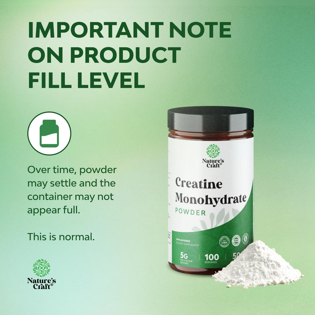 pure creatine monohydrate powder