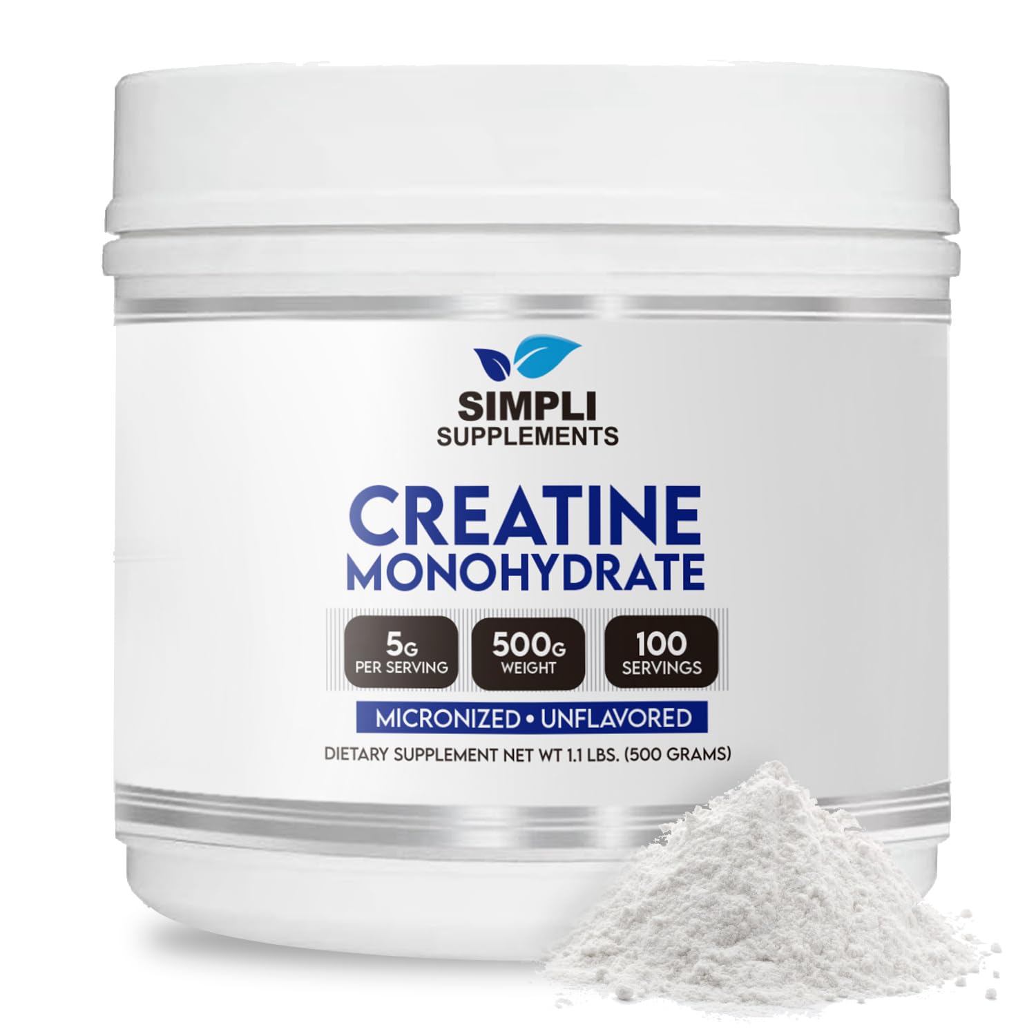 pure creatine monohydrate powder
