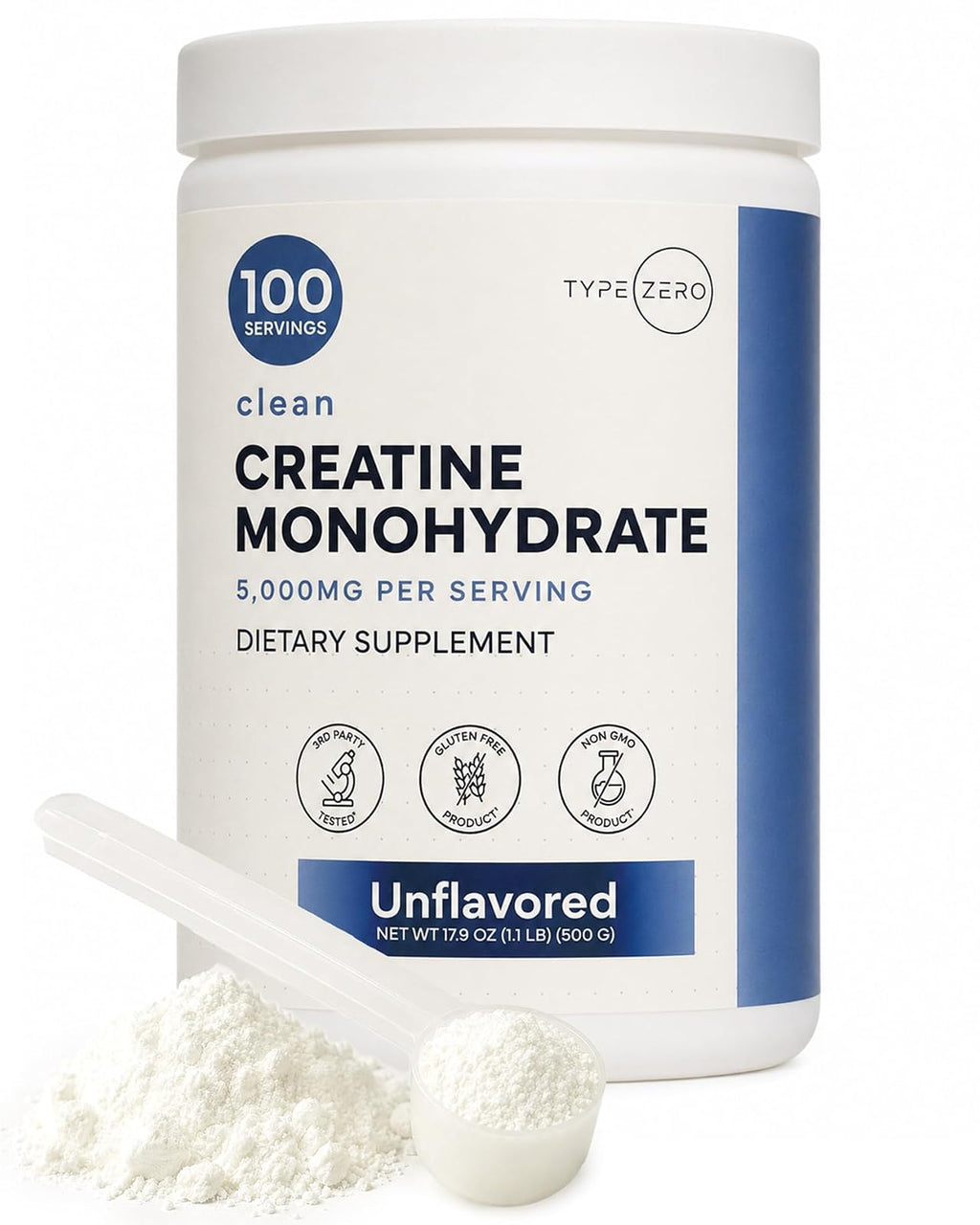 pure creatine monohydrate powder