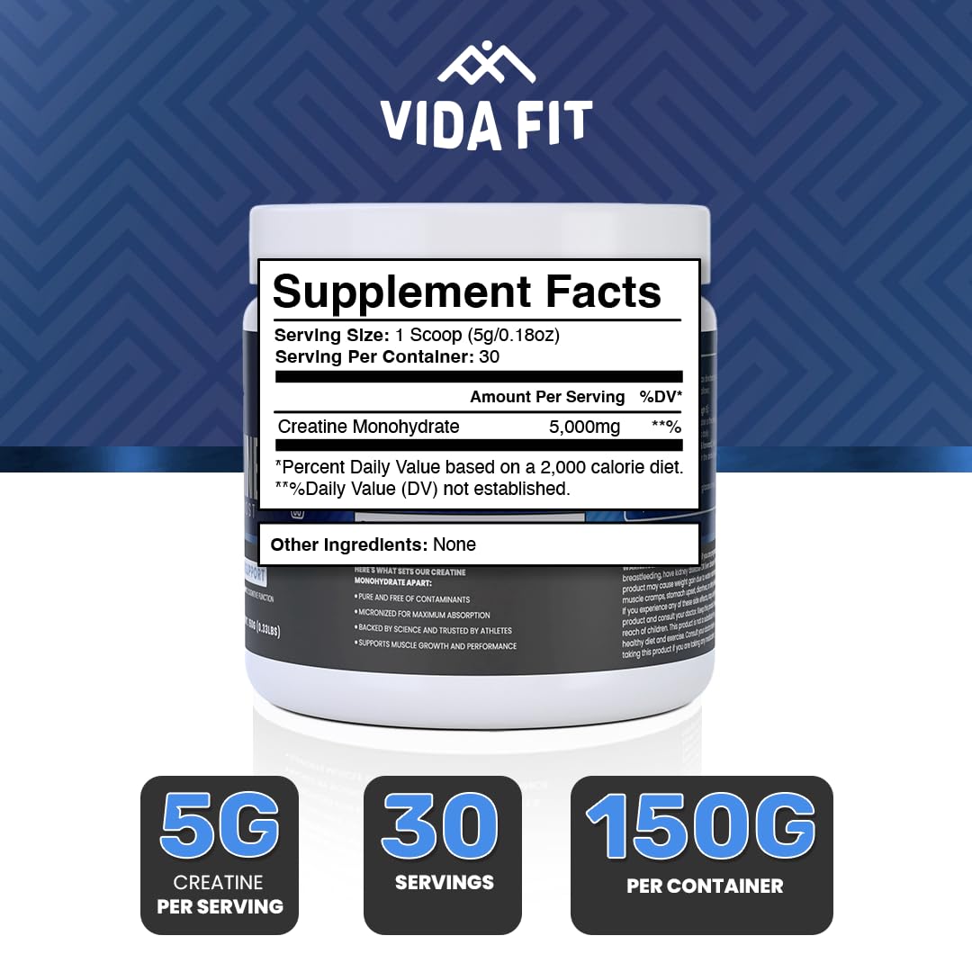 pure creatine monohydrate powder