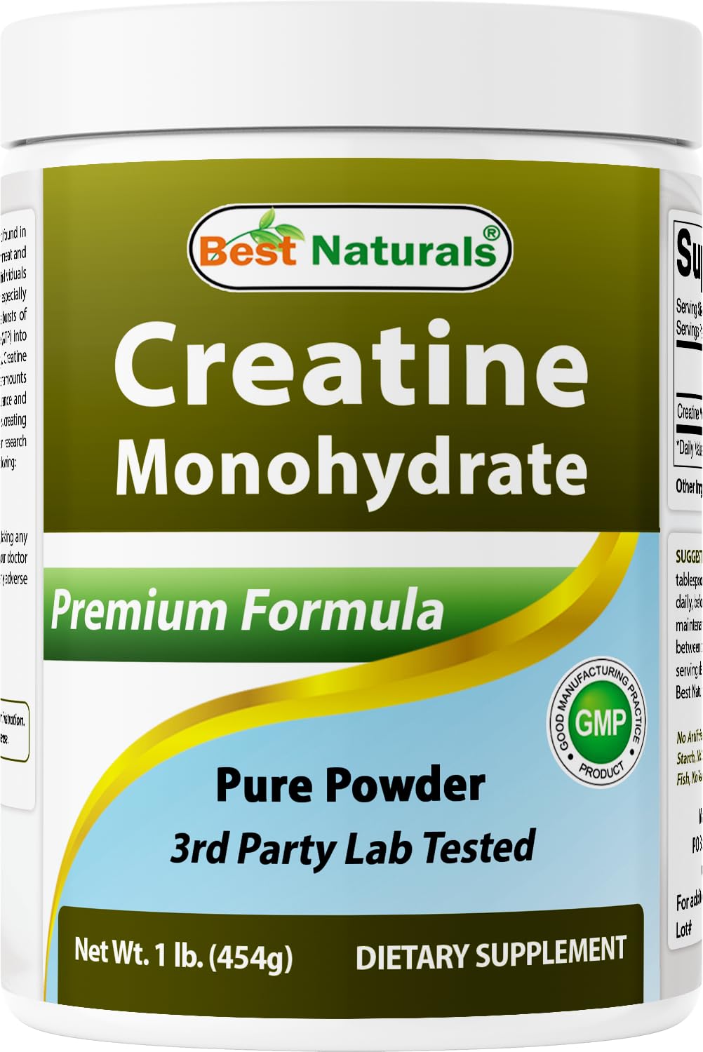 pure creatine monohydrate powder