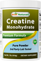 pure creatine monohydrate powder