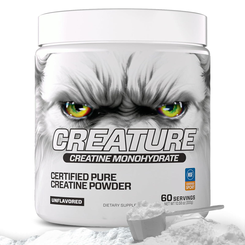 pure creatine monohydrate powder