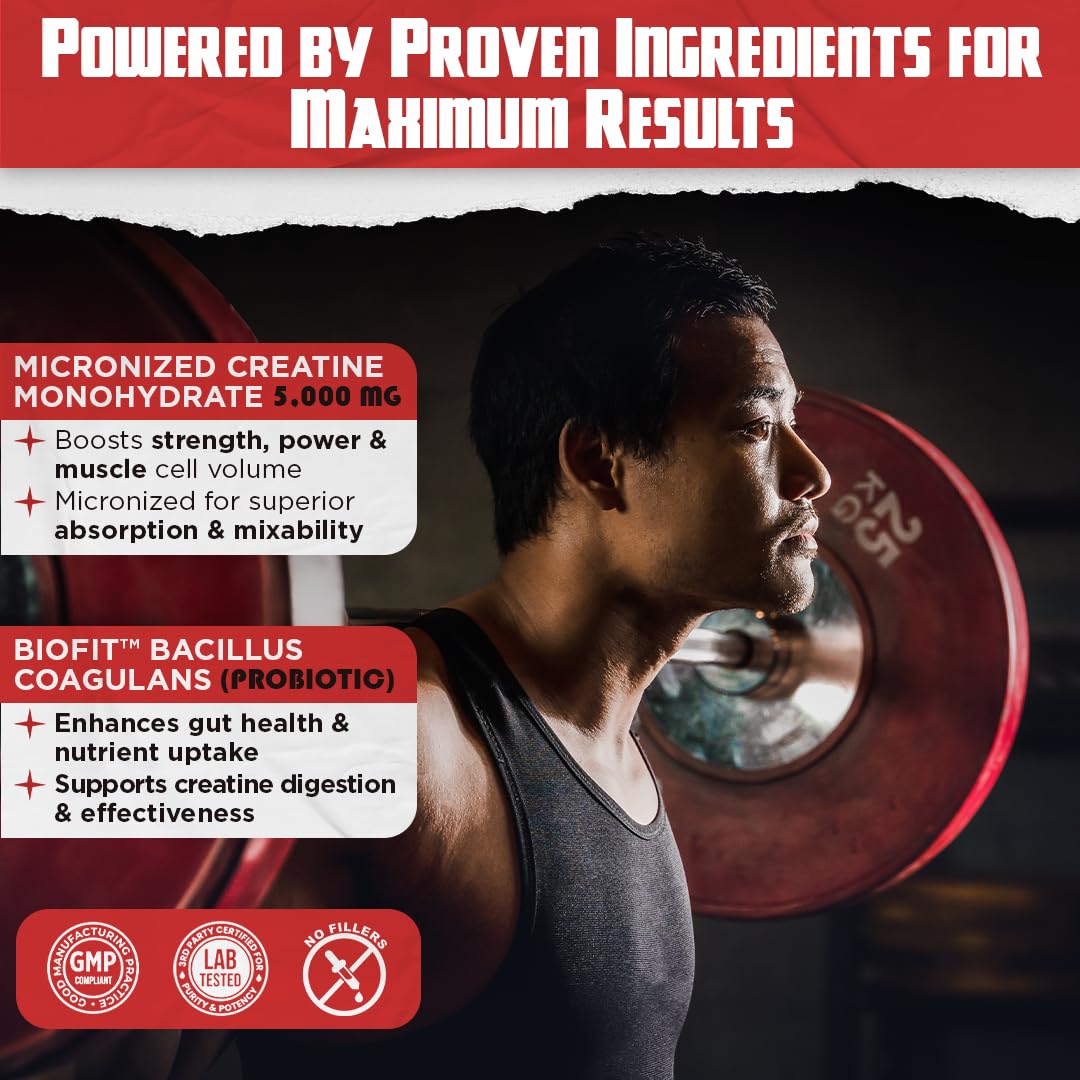 pure creatine monohydrate supplement