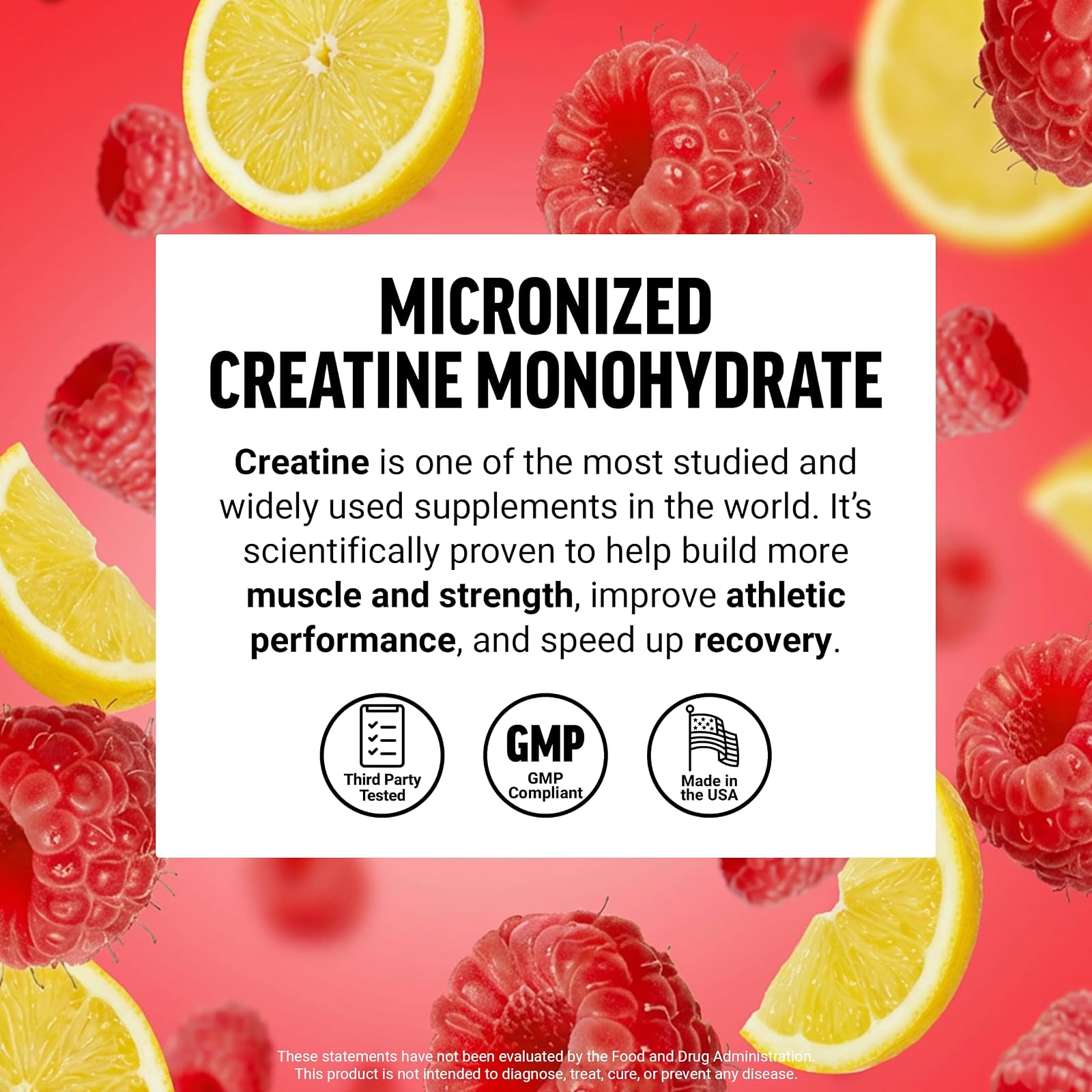 pure creatine monohydrate supplement