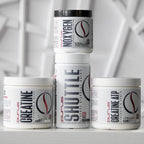 Pure creatine powder for athletes and fitness