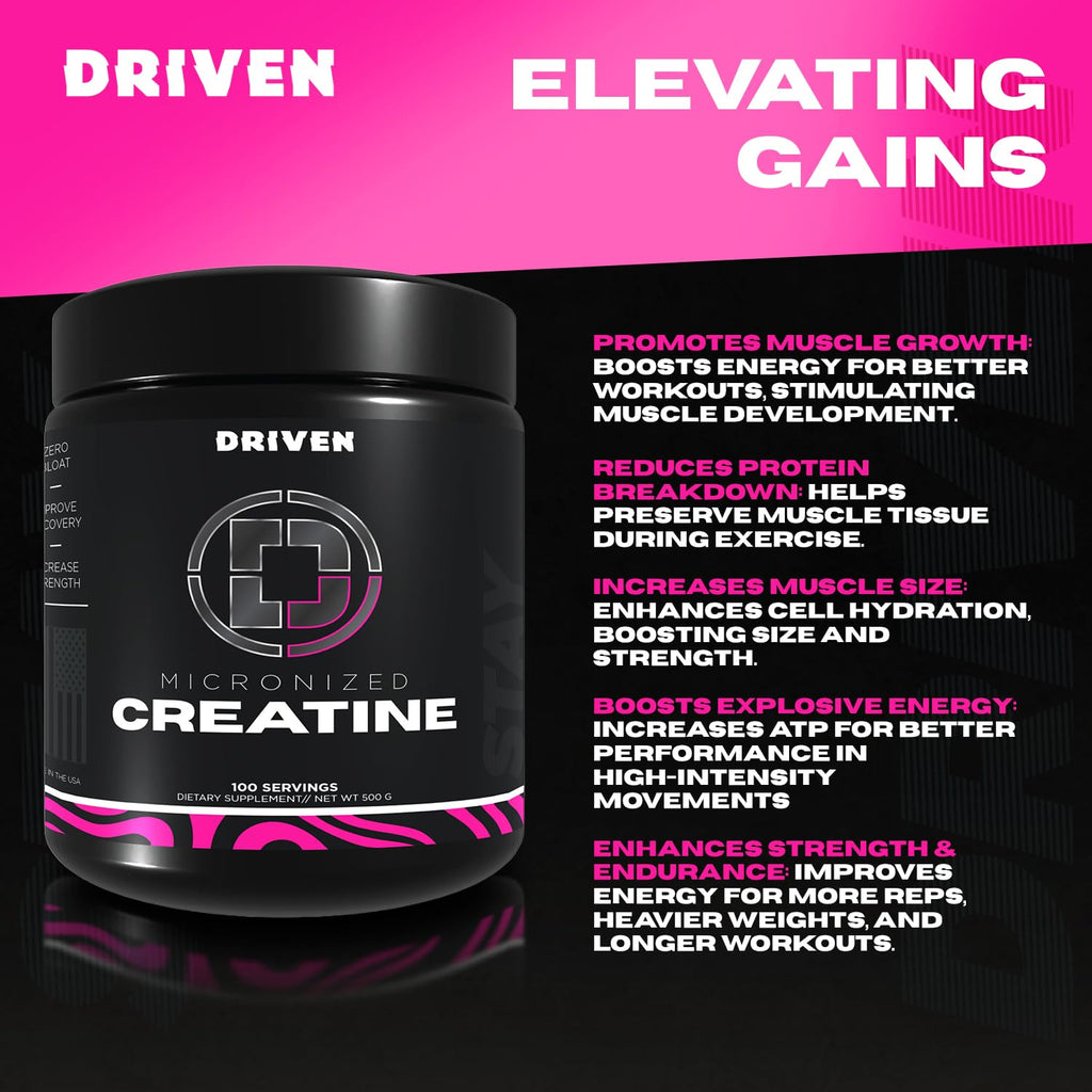 pure creatine powder for energy boost