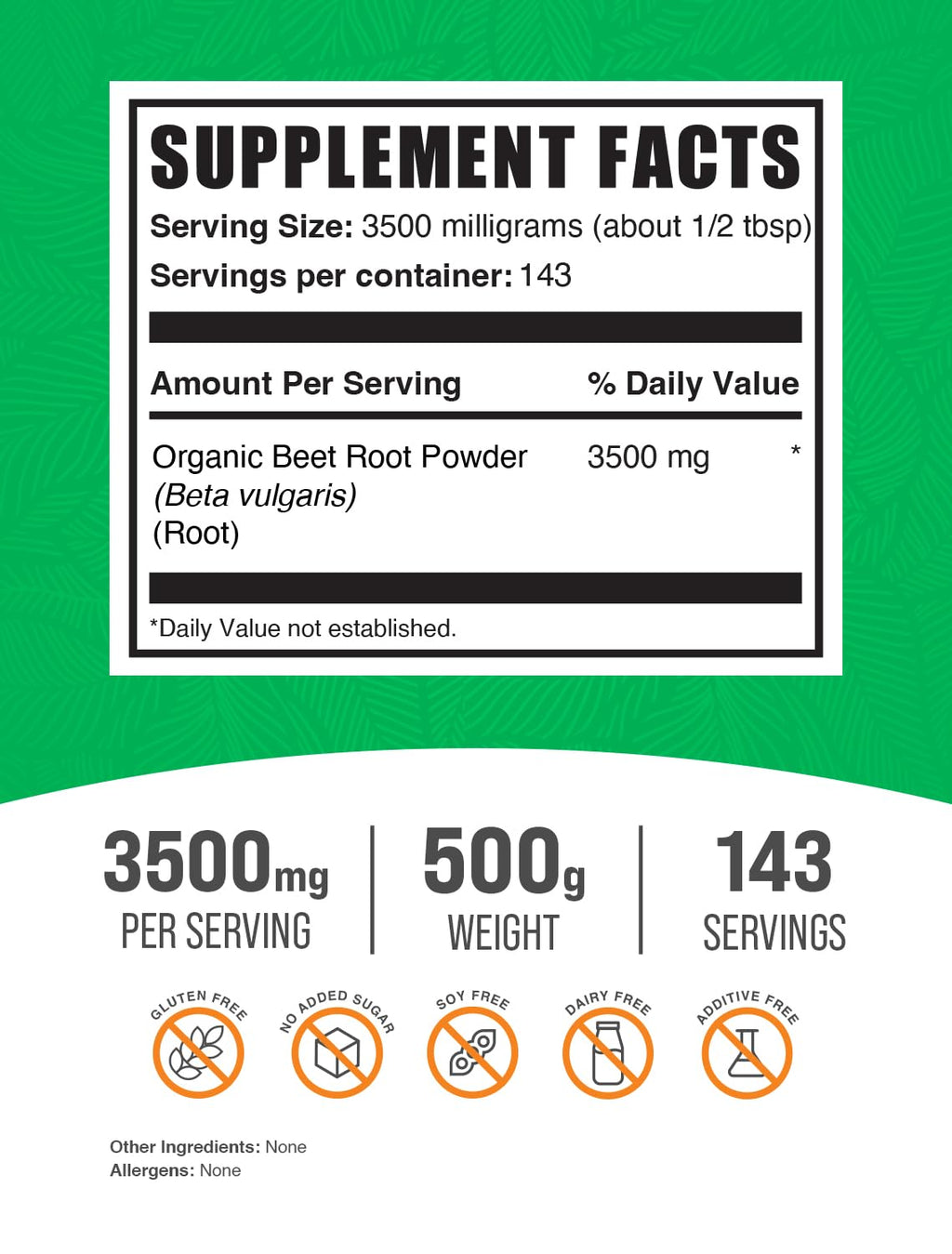 Pure creatine powder for energy boost