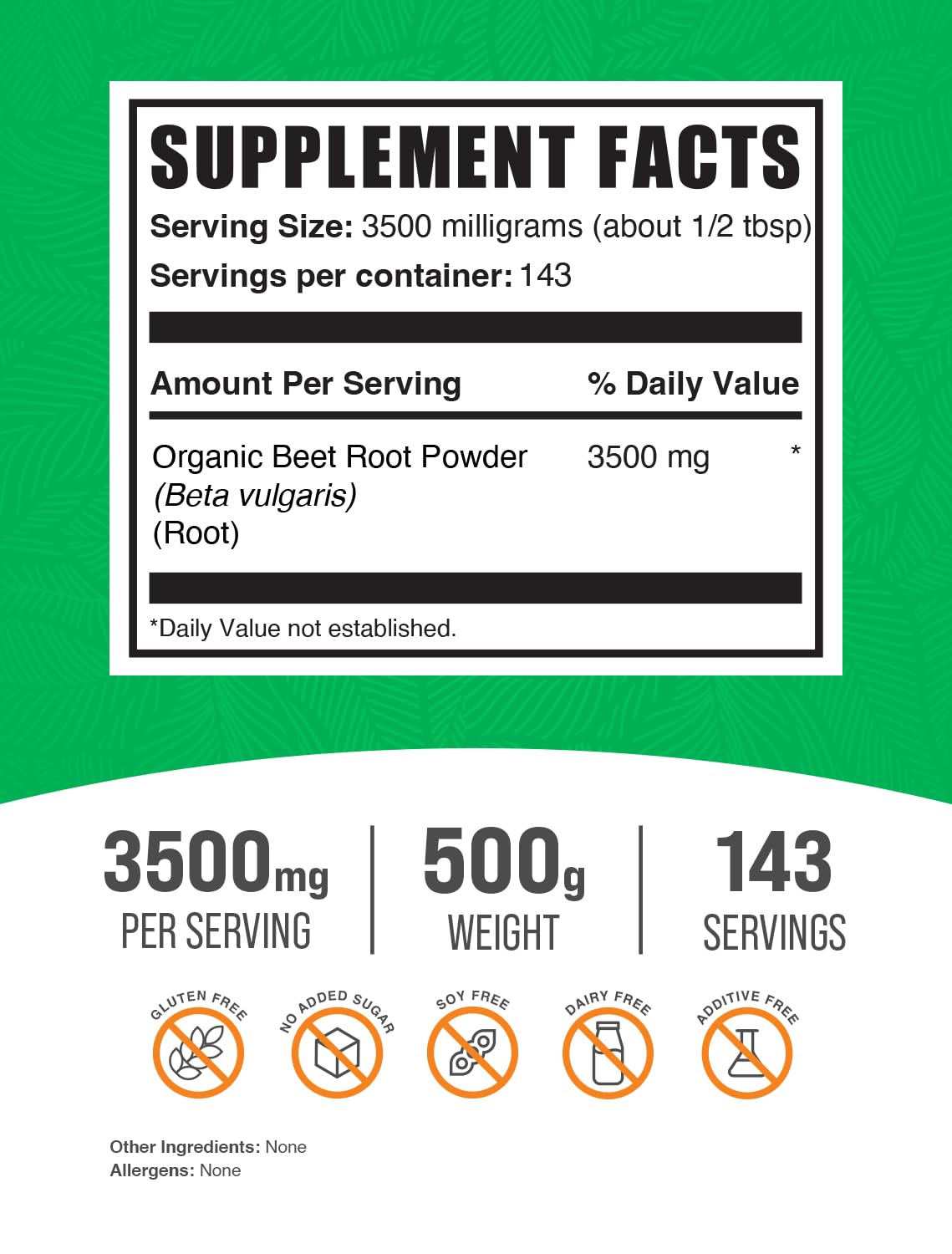 Pure creatine powder for energy boost