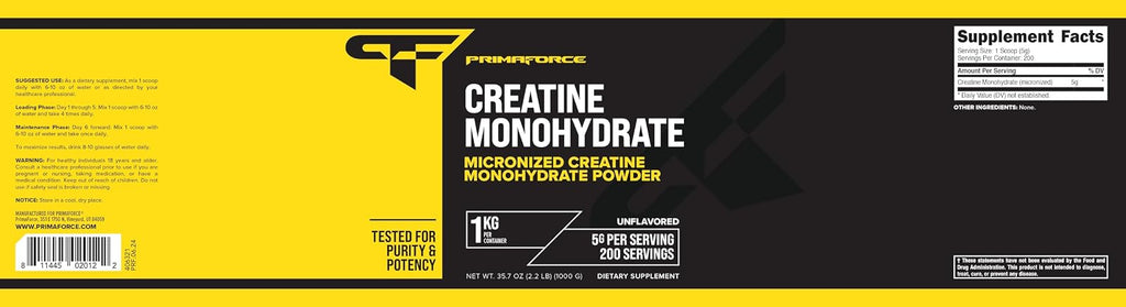 pure creatine powder for performance