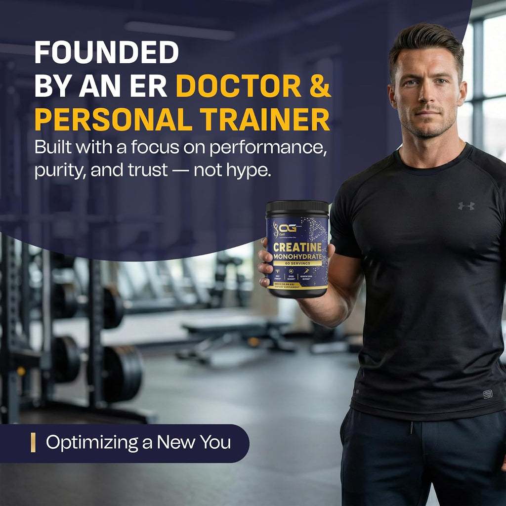 Pure creatine powder for performance