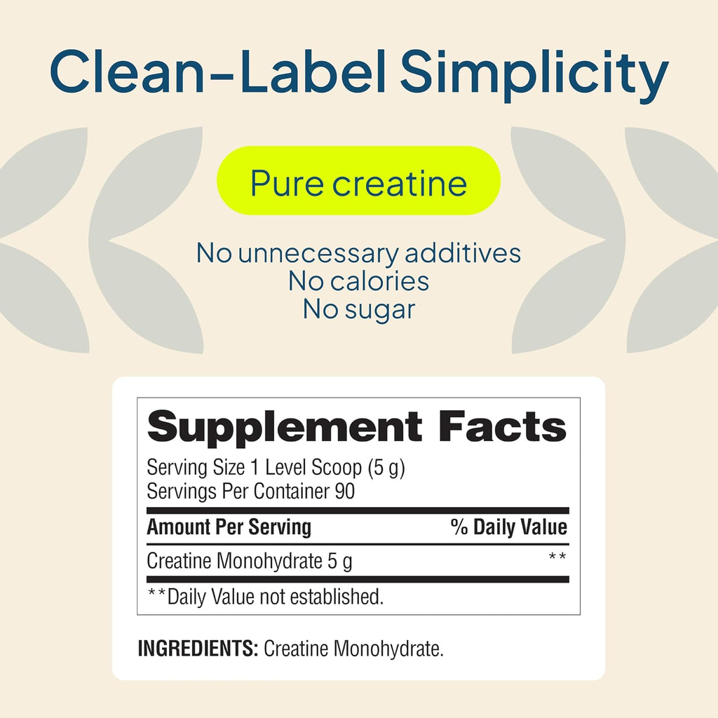 pure creatine powder for strength training