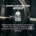 Pure creatine powder for strength training