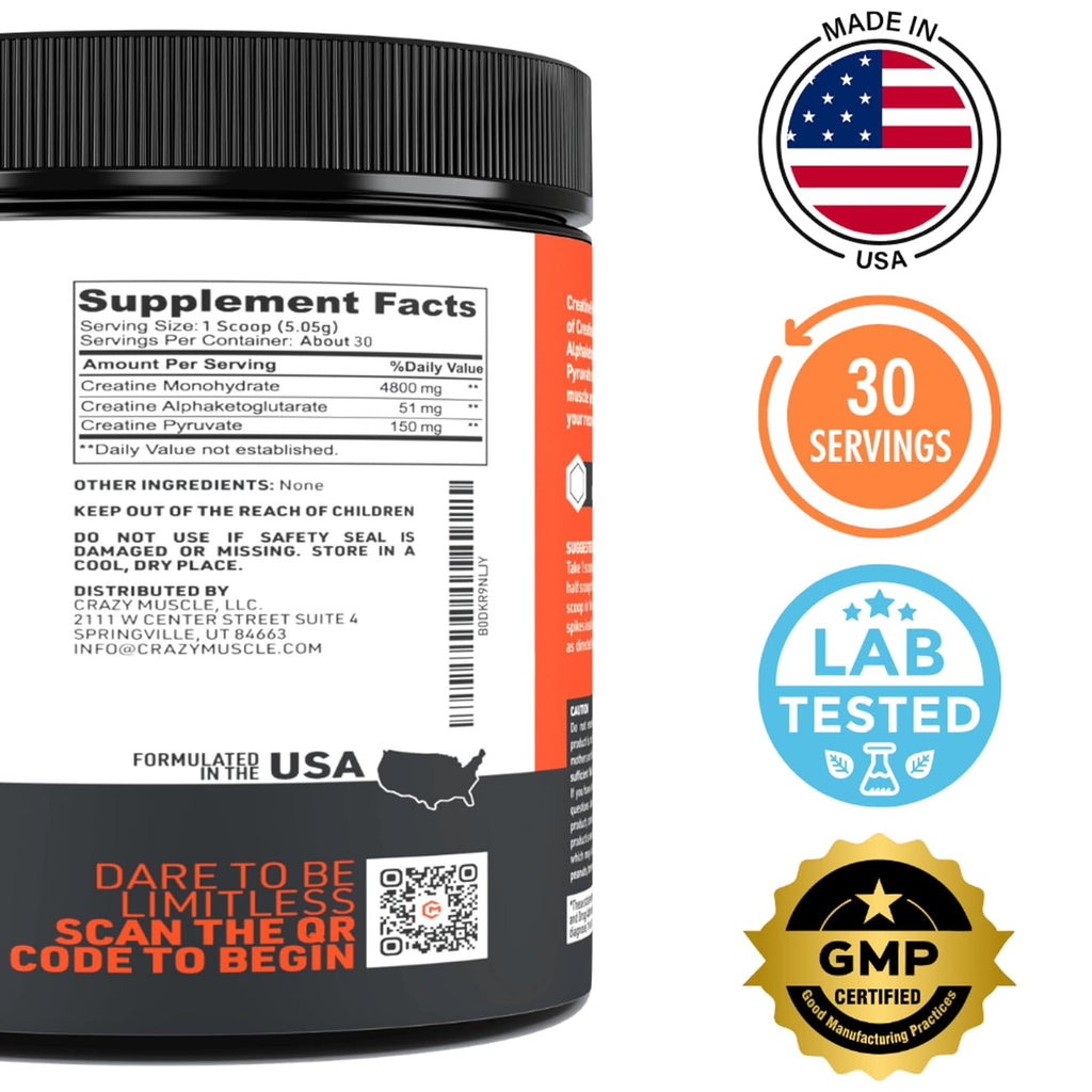 pure creatine powder for workouts