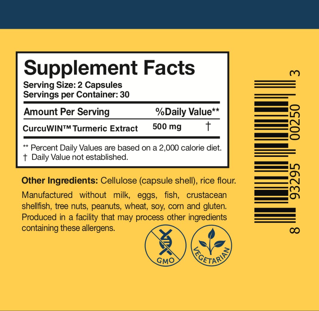 pure curcumin for inflammation support