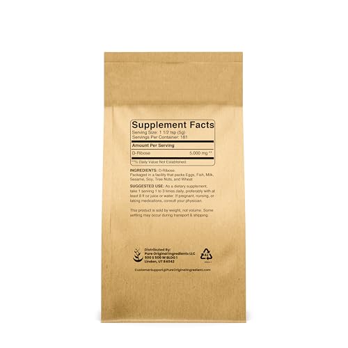 Pure D-Ribose for athletic performance