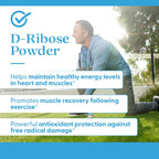 Pure D ribose powder for muscle recovery