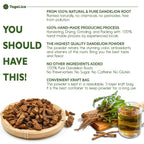pure dandelion powder for detox