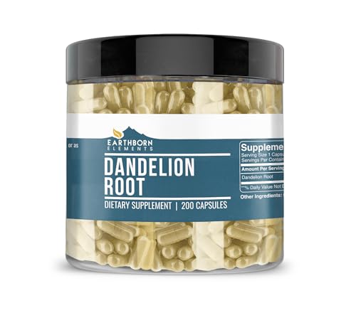 pure dandelion root vitamin supplements