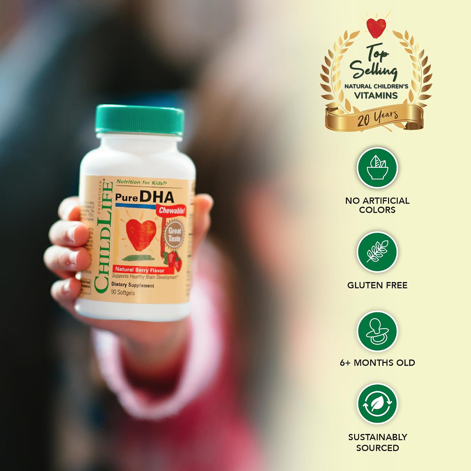 Pure DHA for healthy brain development