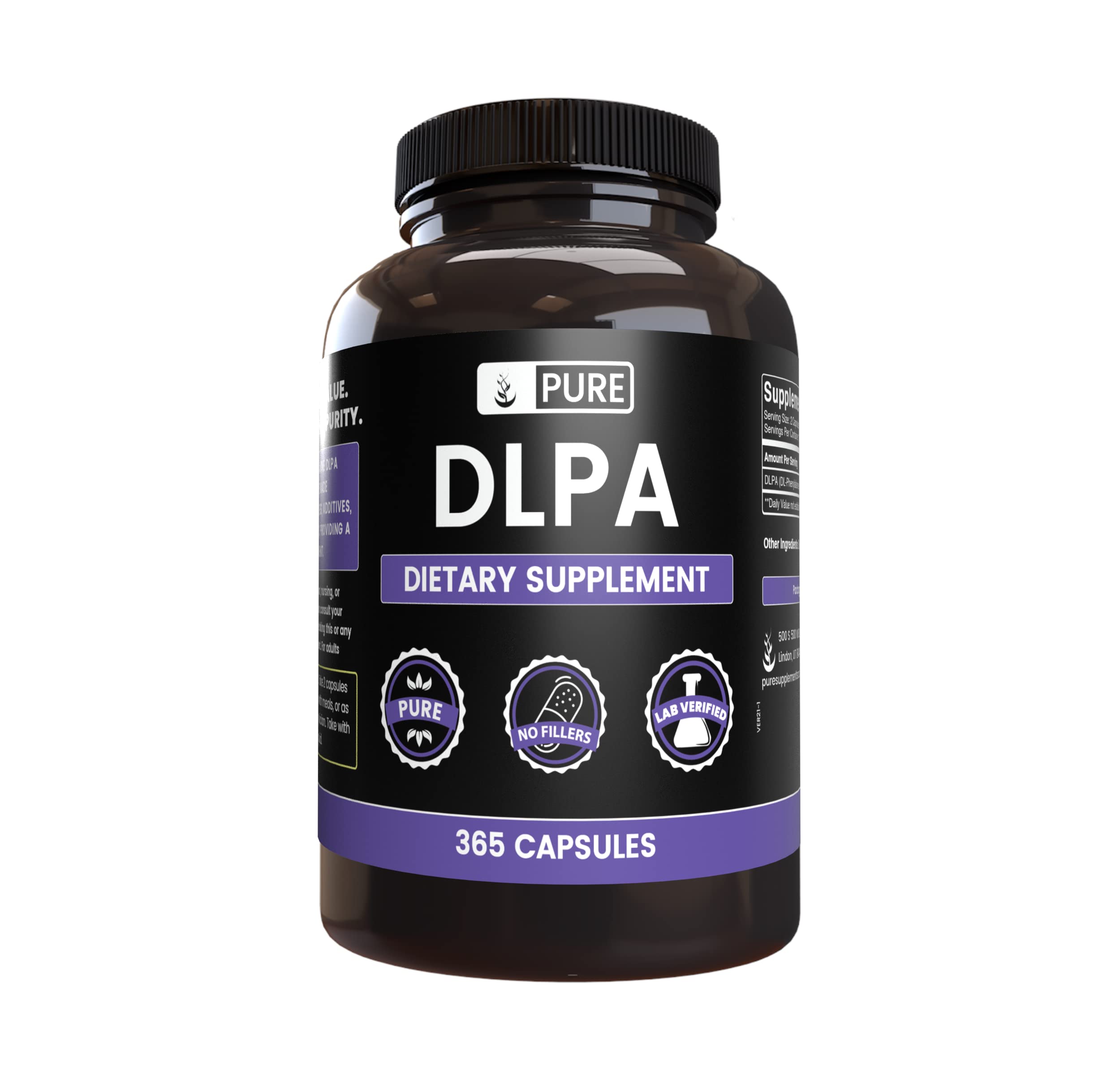 pure DL-Phenylalanine capsules for relief