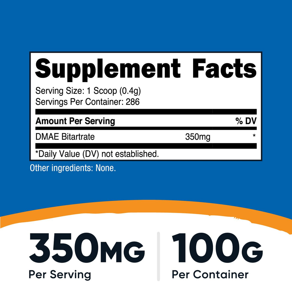 Pure DMAE for cognitive support