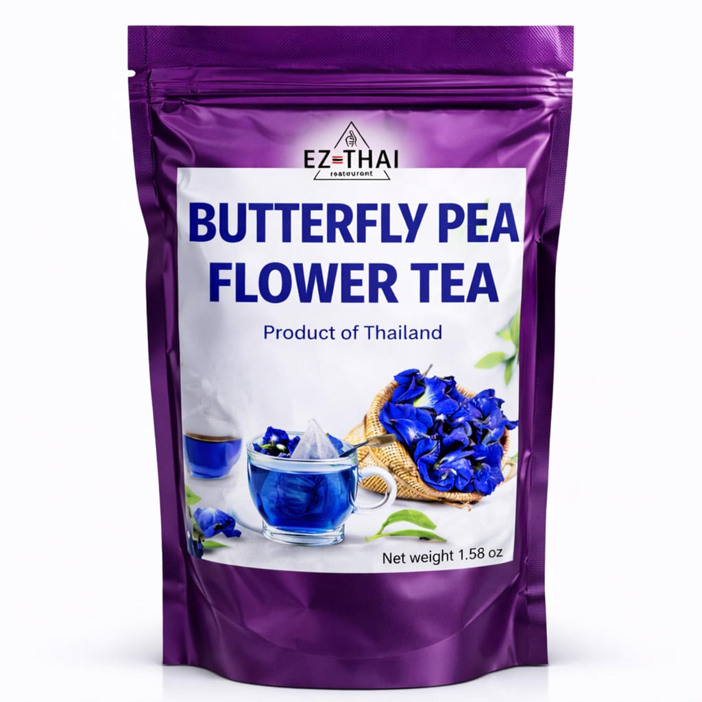 pure dried butterfly pea flower tea