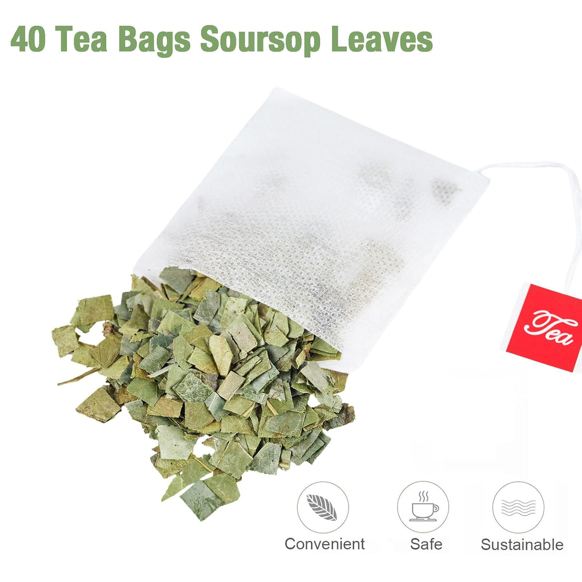 pure dried graviola leaves tea