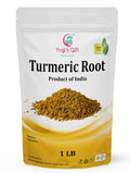 pure dried turmeric root spice