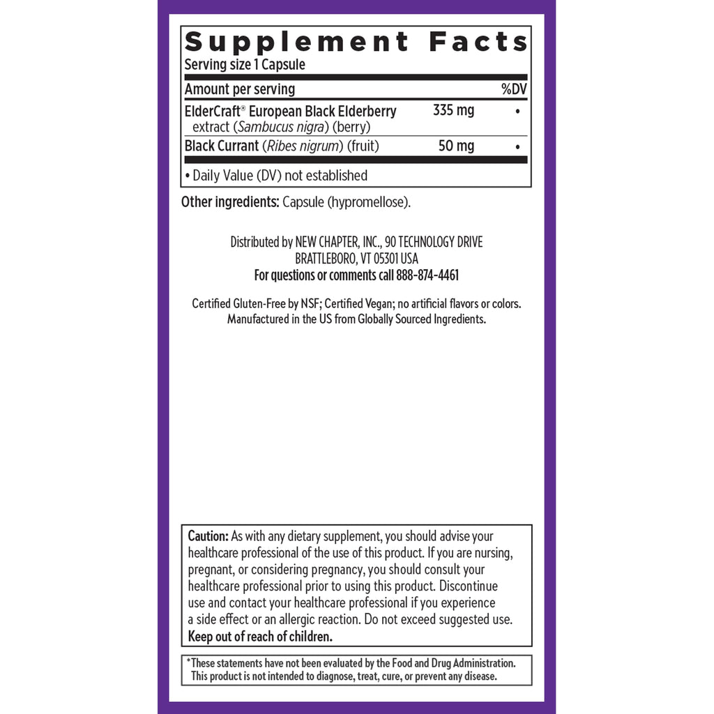 pure elderberry capsules for holistic health