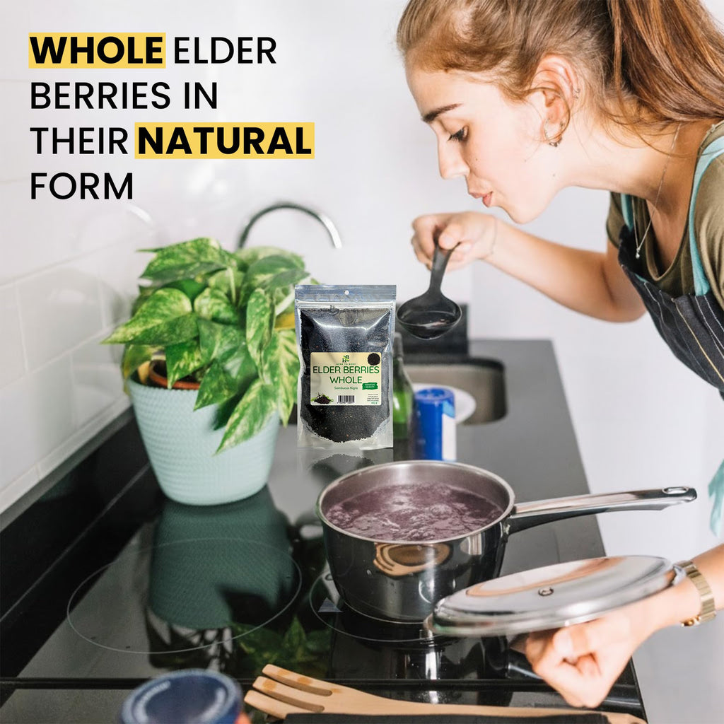 pure elderberry for crafting syrups