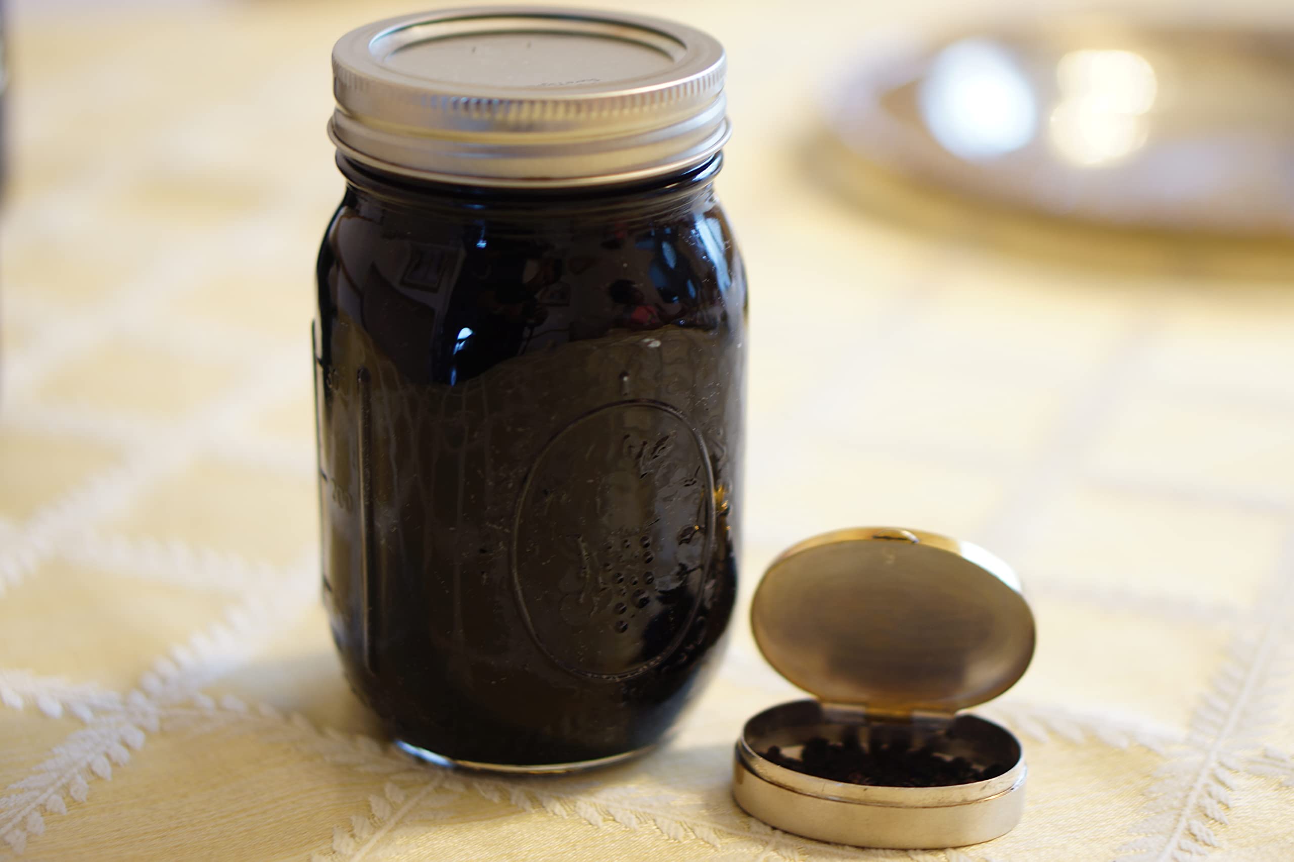 pure elderberry jelly for breakfast
