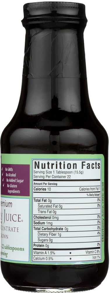 pure elderberry juice for daily health
