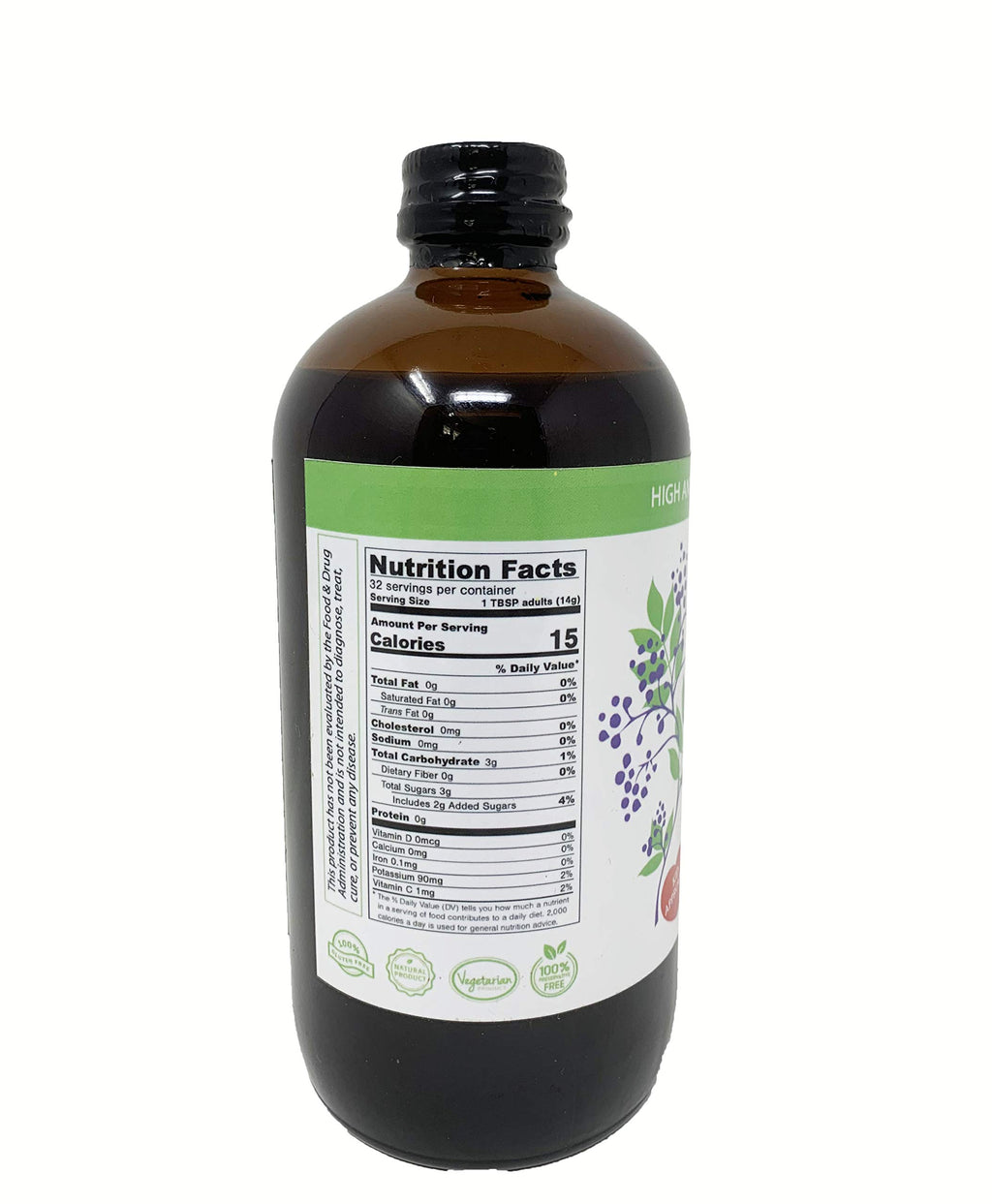 pure elderberry syrup for daily use
