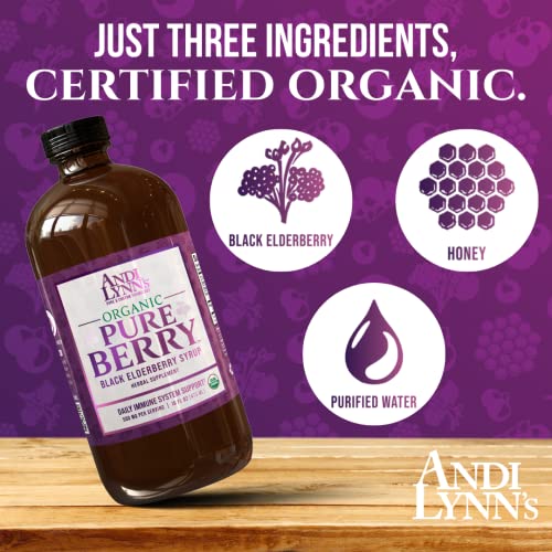 pure elderberry syrup for family health