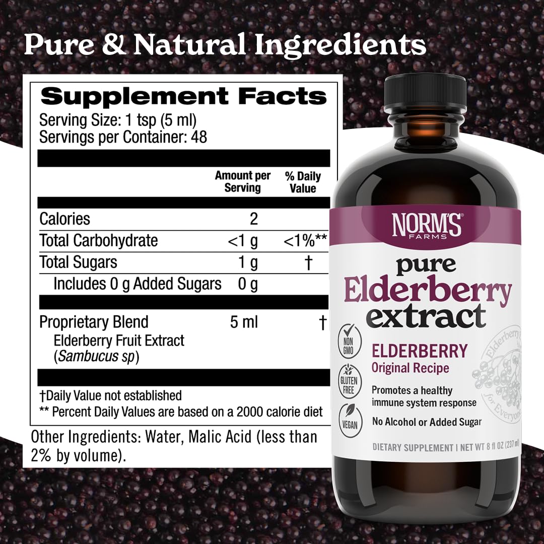 pure elderberry syrup for kids