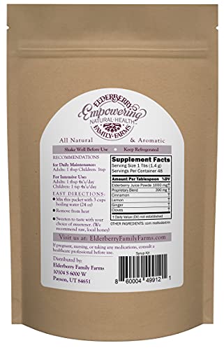 pure elderberry syrup for kids