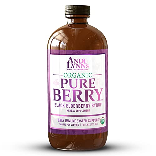 pure elderberry syrup with honey